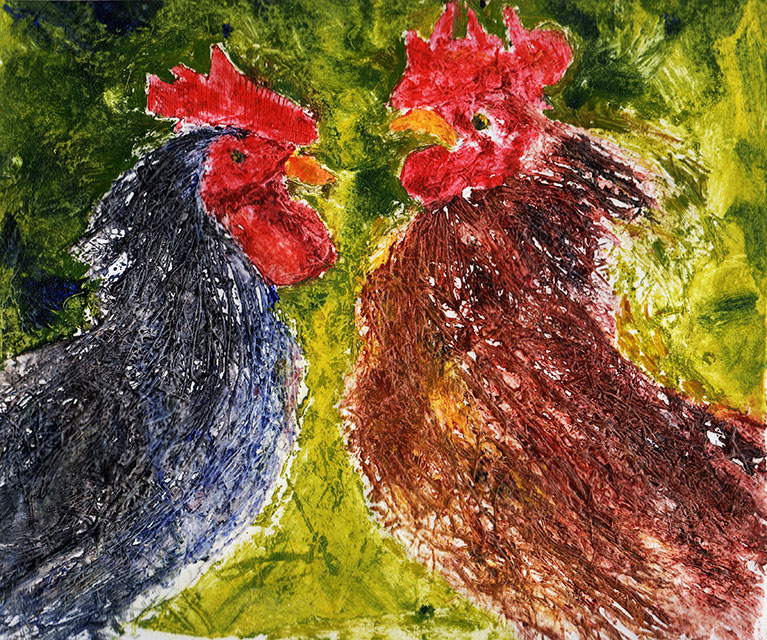 Hanen in kleur, 2018 (code: 3429) - Readytex Art Gallery