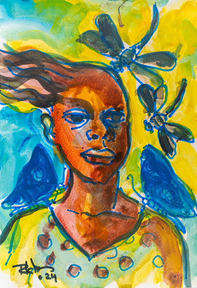 Untitled 3 (Whispers..), 2024 - Readytex Art Gallery