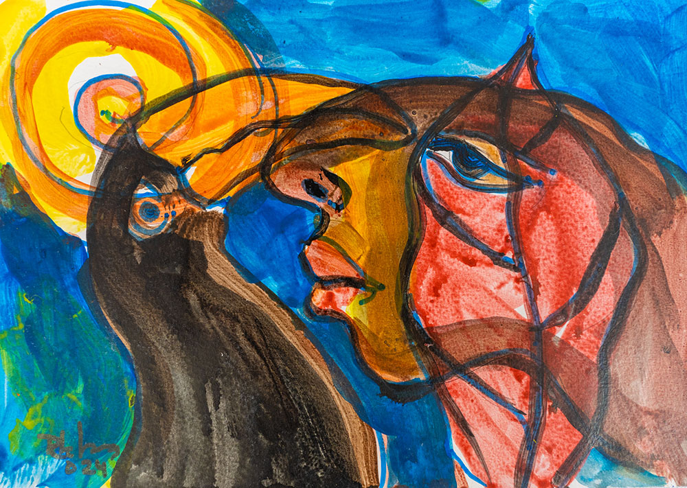 Untitled 6 (Whispers..), 2024 - Readytex Art Gallery