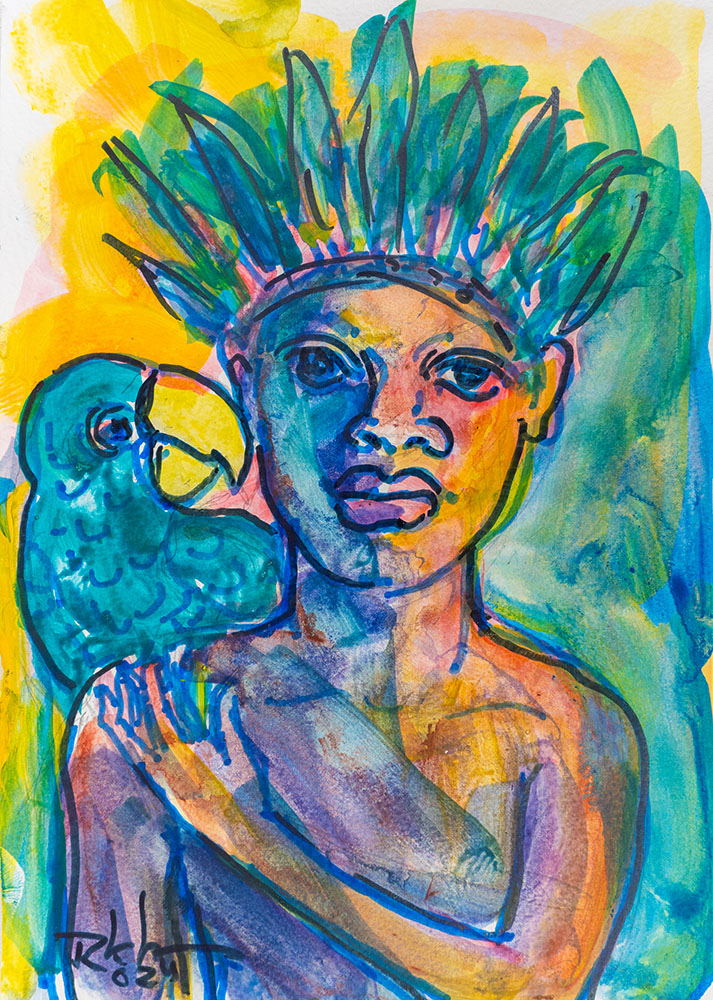 Untitled 8 (Whispers..), 2024 - Readytex Art Gallery