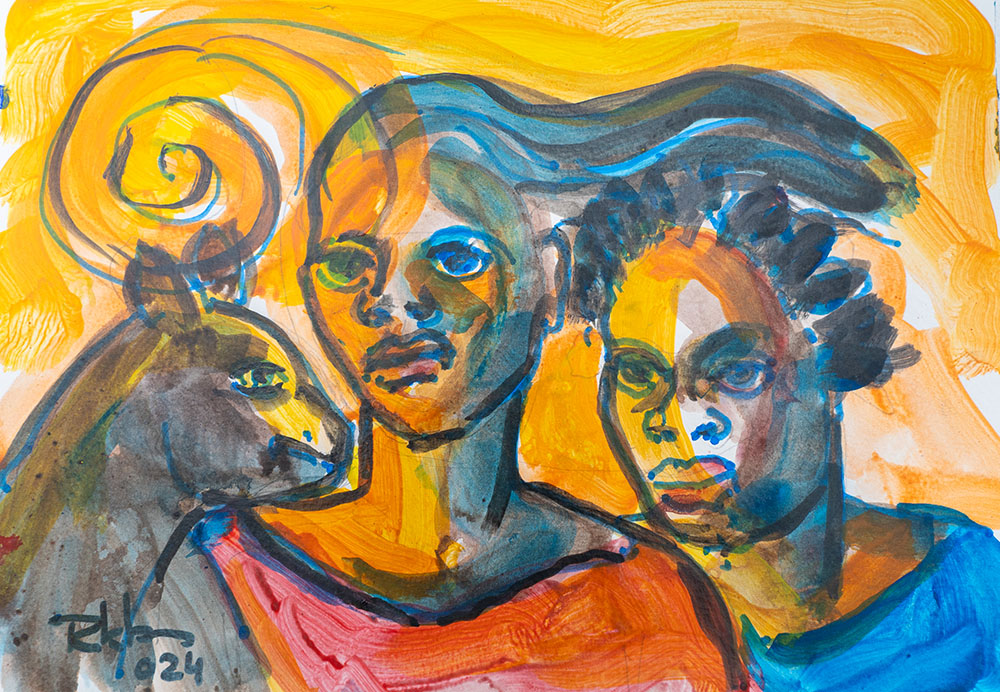 Untitled 18 (Whispers..), 2024 - Readytex Art Gallery